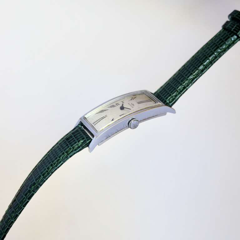 Royce, Tank Cintrée • Montre vintage rectangle mécanique Femme