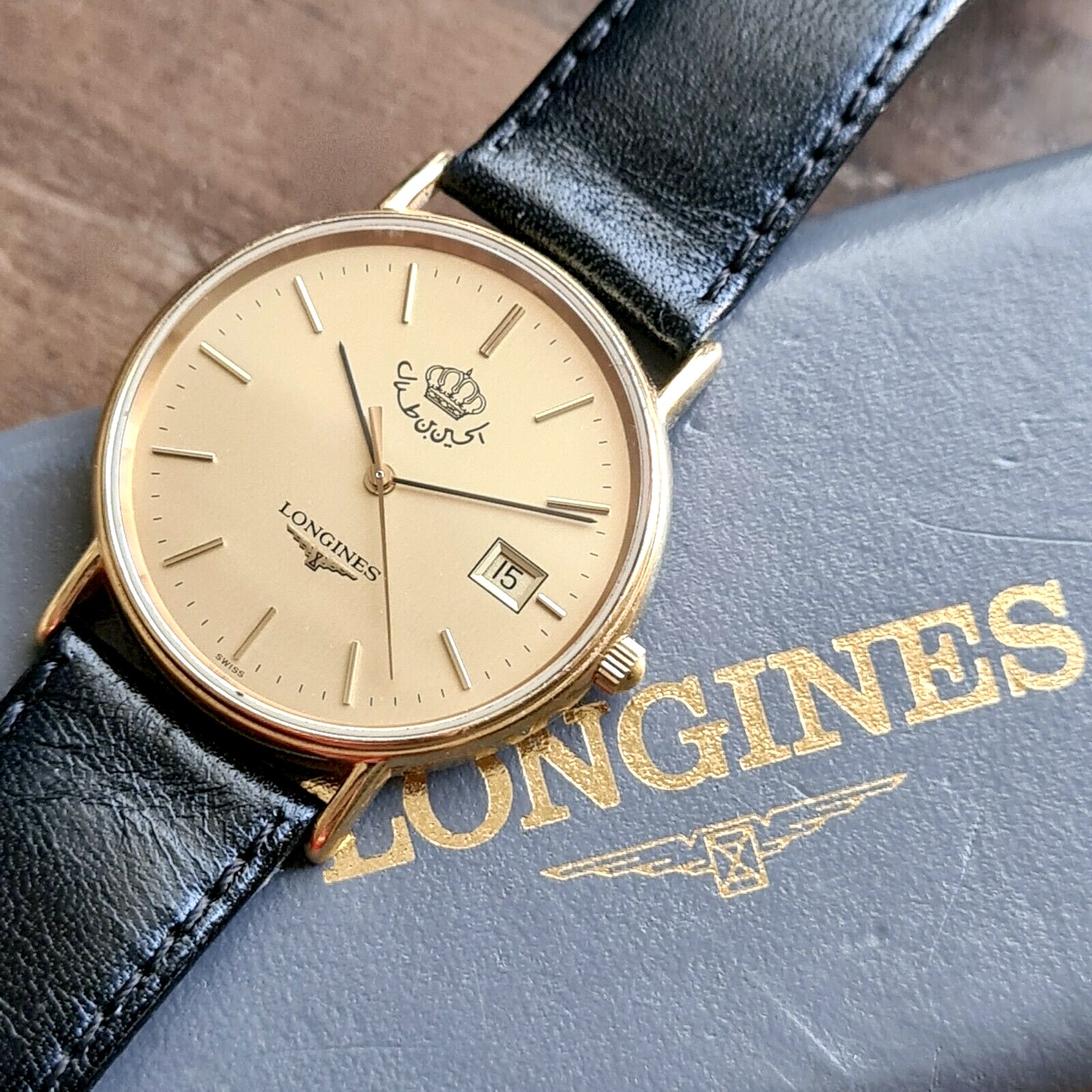 Longines "Maison Royale de Jordanie" • Cafe Noir - Les montres • vintage
