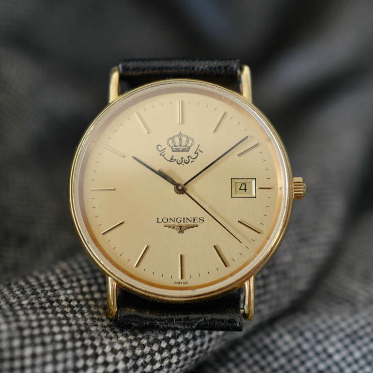 Longines "Maison Royale de Jordanie" • Cafe Noir - Les montres • vintage