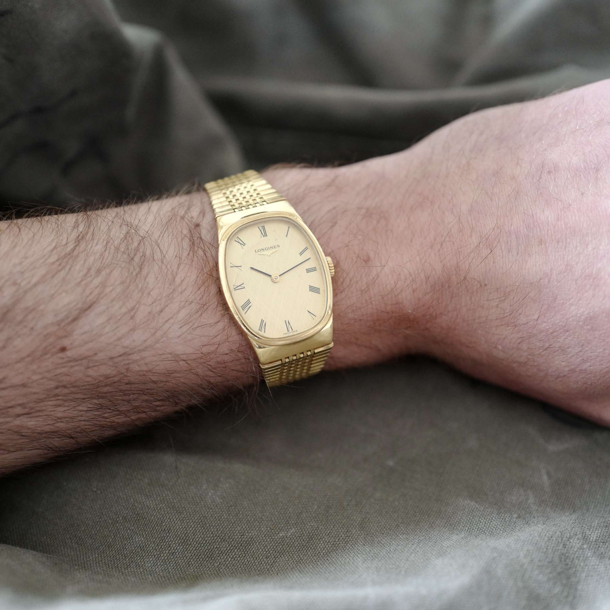 Longines ' Ellipse vintage ' dorée • Longines mécanique vintage