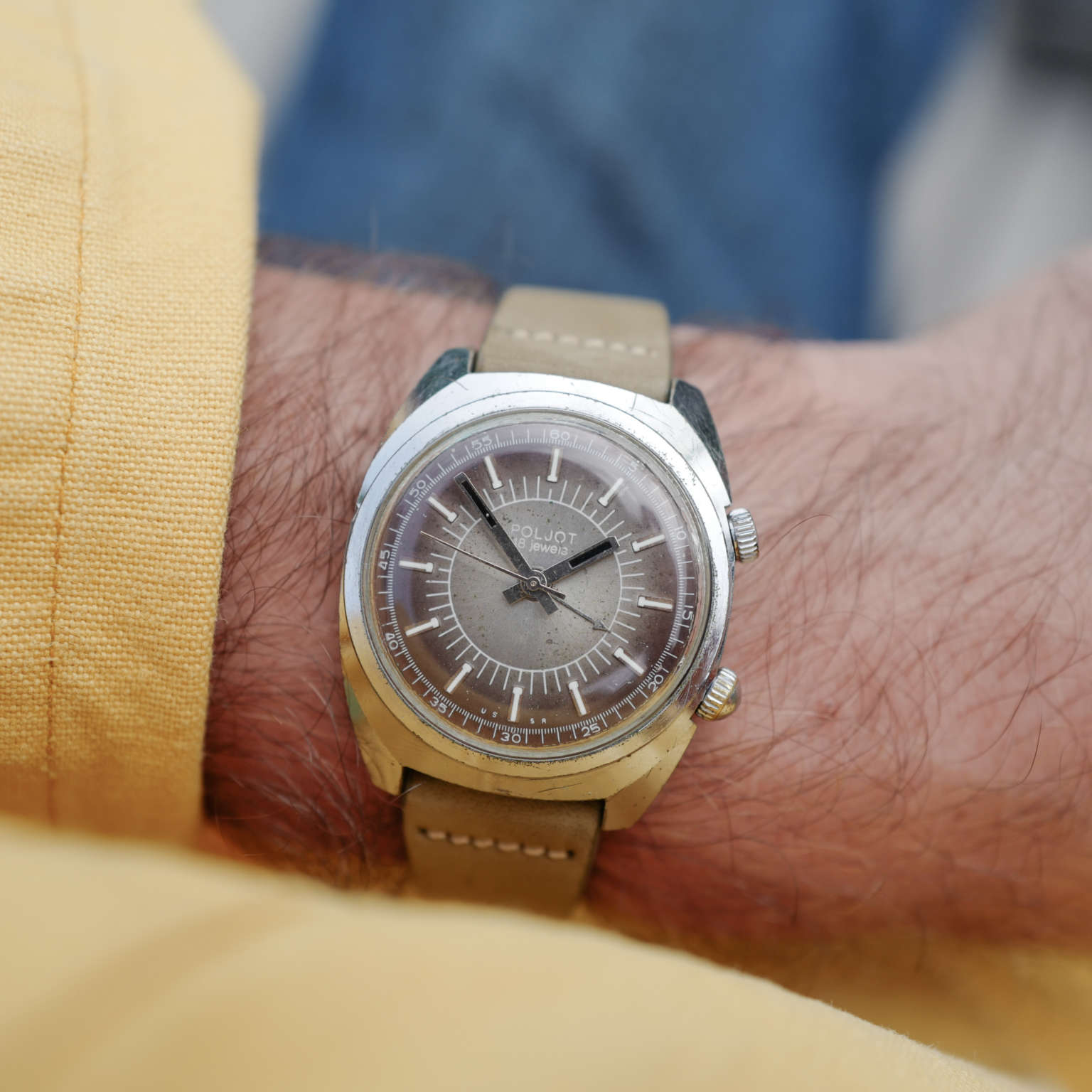 Montre Poljot mécanique à alarme • POLJOT 'Signal d'Alarme' Russe