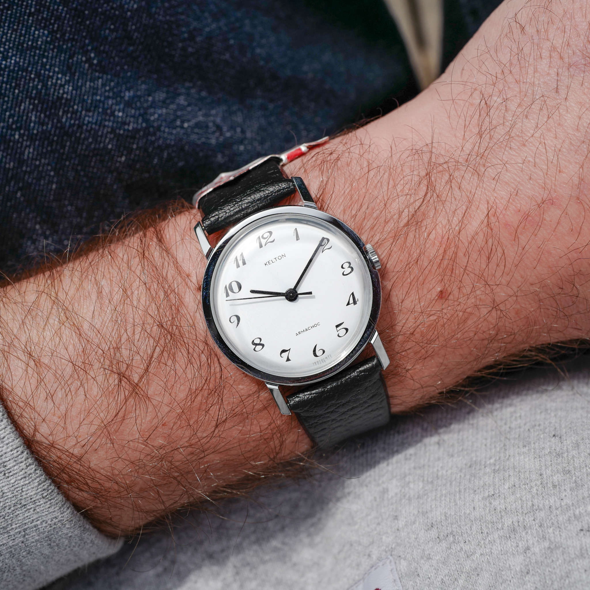 KELTON "Neuve de Stock" (vintage 1972) • Cafe Noir - Les montres