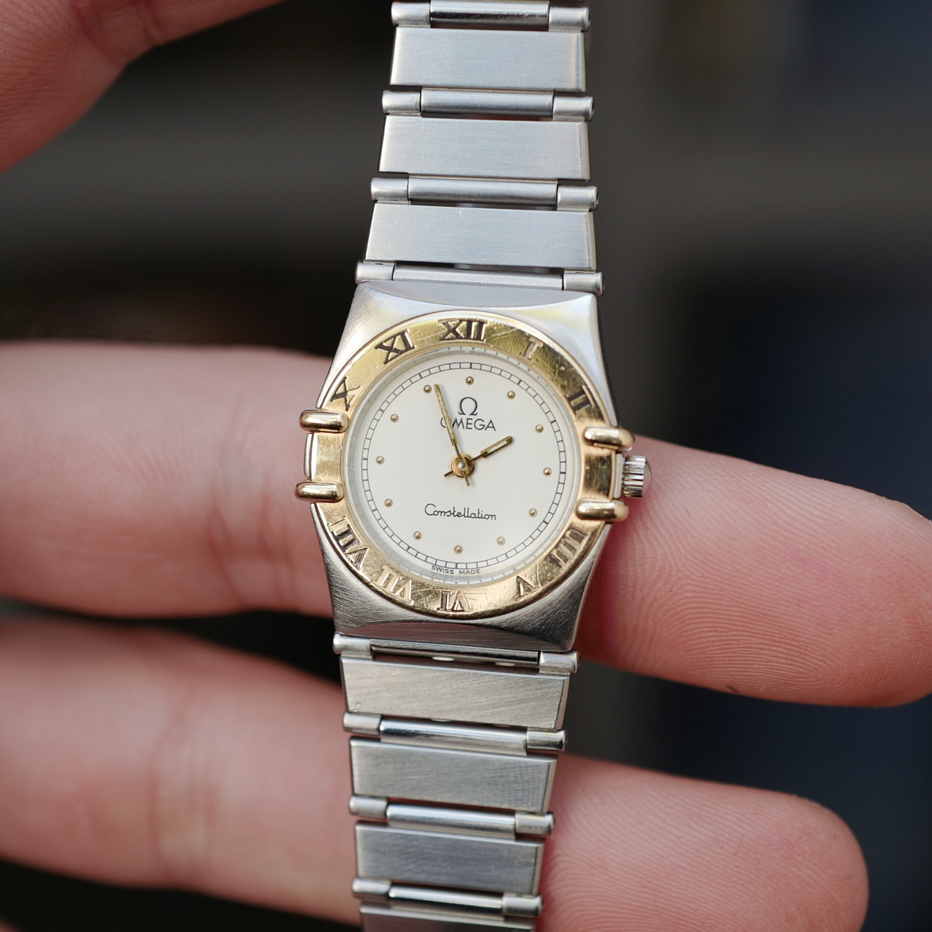Omega mini-Constellation pour femme - Réf. 795.1080 (vintage 1990's)
