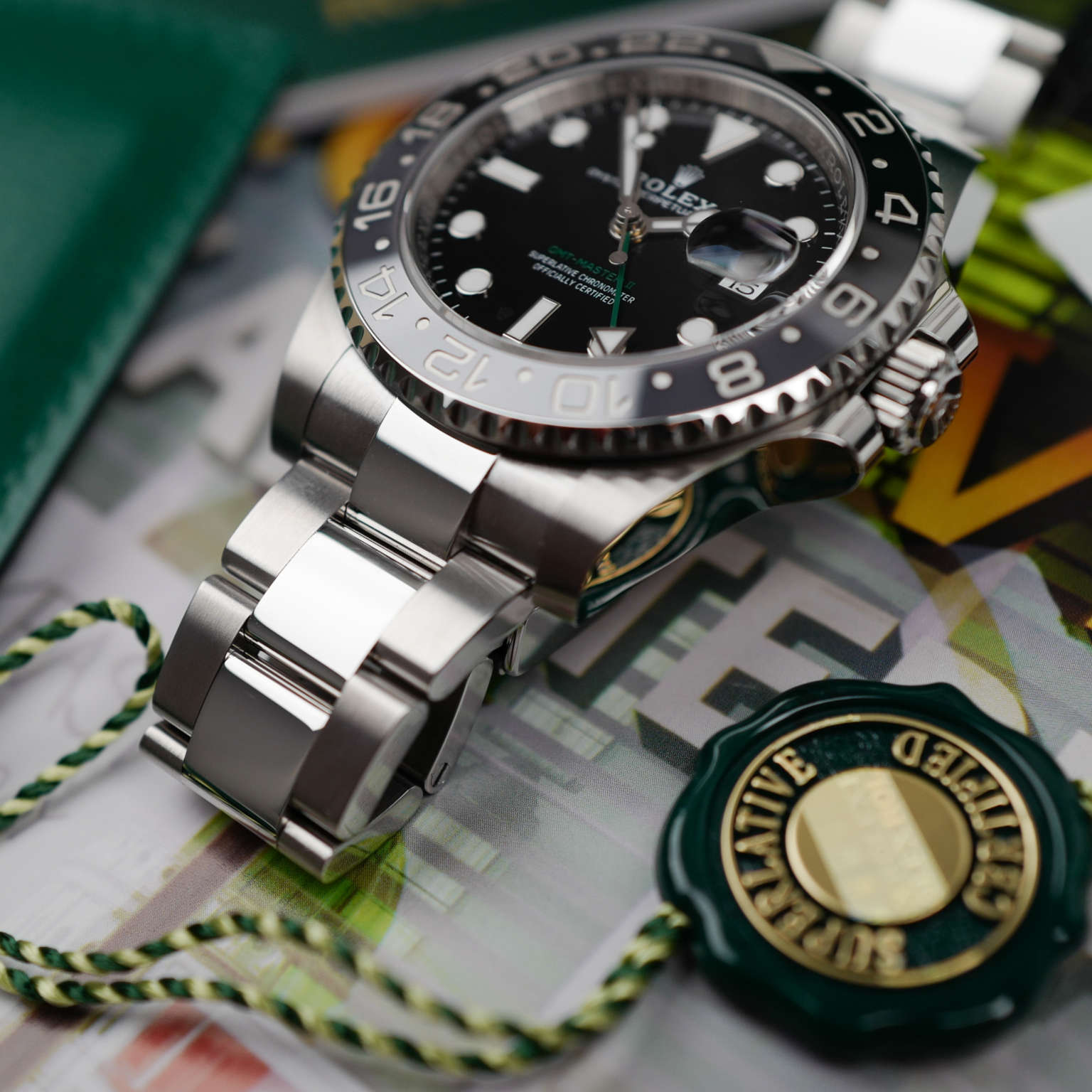 ROLEX GMT Master II "Bruce Wayne" - Réf. 126710GRNR (2024) - oyster