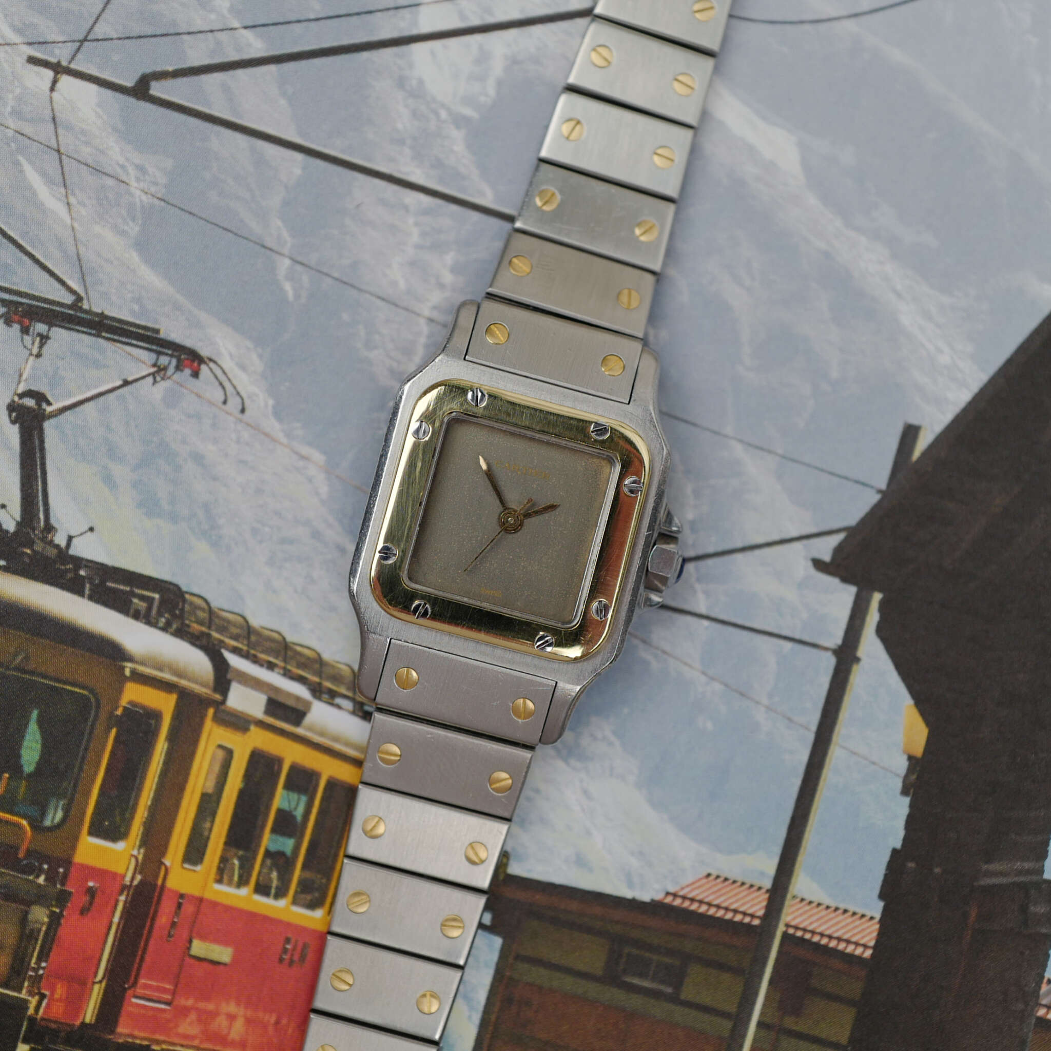 Cartier Santos Ghost Femme • Or & Acier (Vintage 1990)